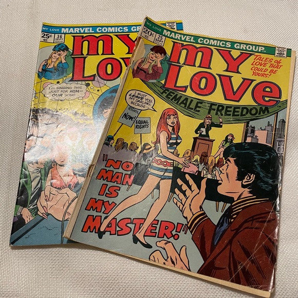Other | Vintage My Love Comic Books By Marvel Bundle Of 2 | Poshmark